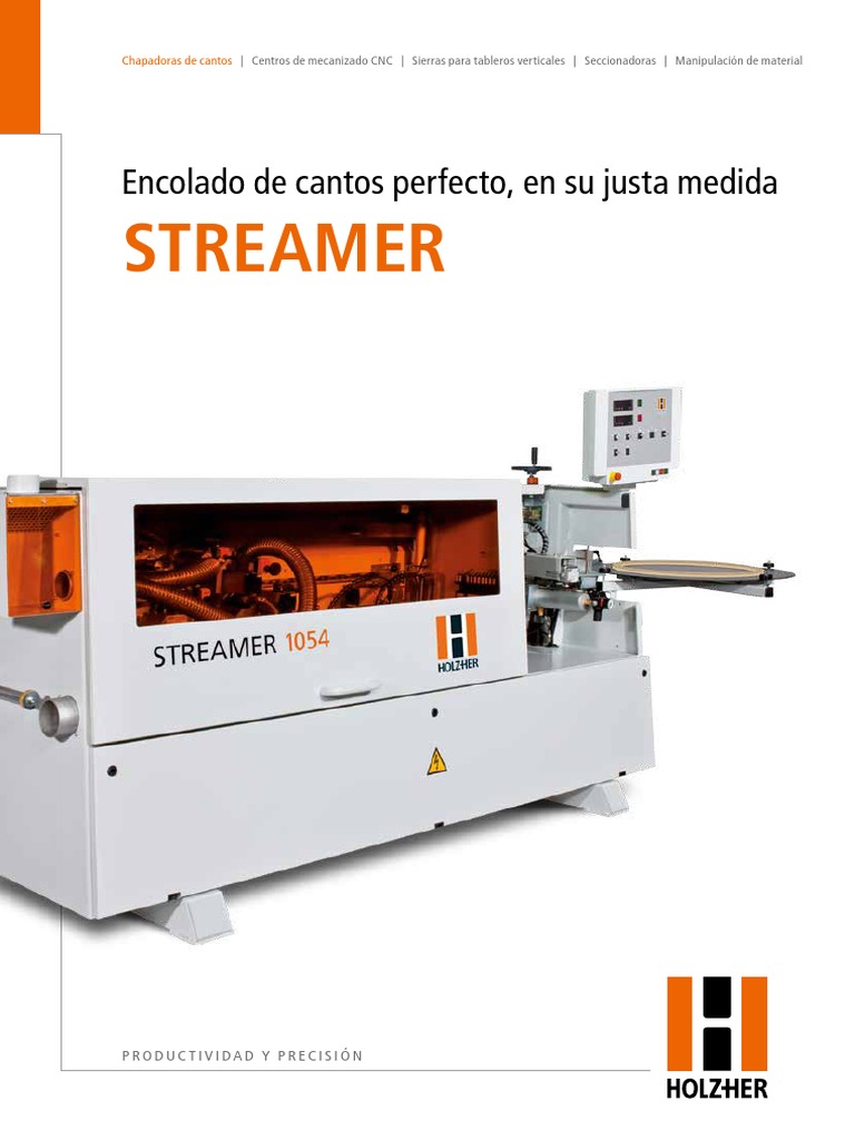 Prospekt Streamer Kantenanleimmaschine ESP | PDF