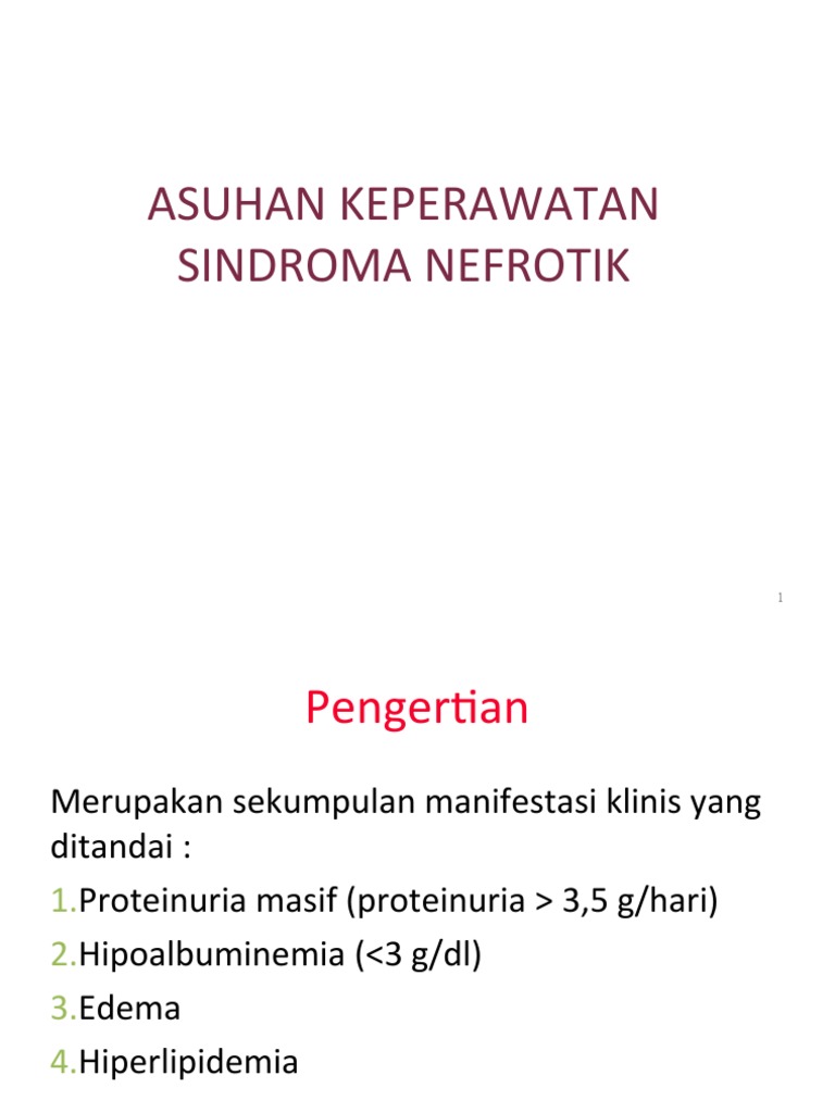 Askep Nefrotik Sindrom | PDF