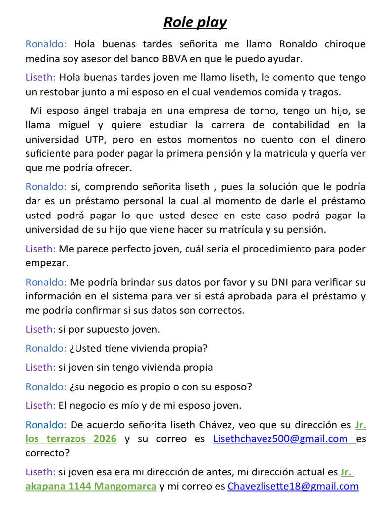 Asesoría Financiera para Liseth | PDF
