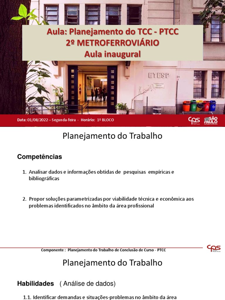 Aula PTCC 01 08 2022 | PDF | Science