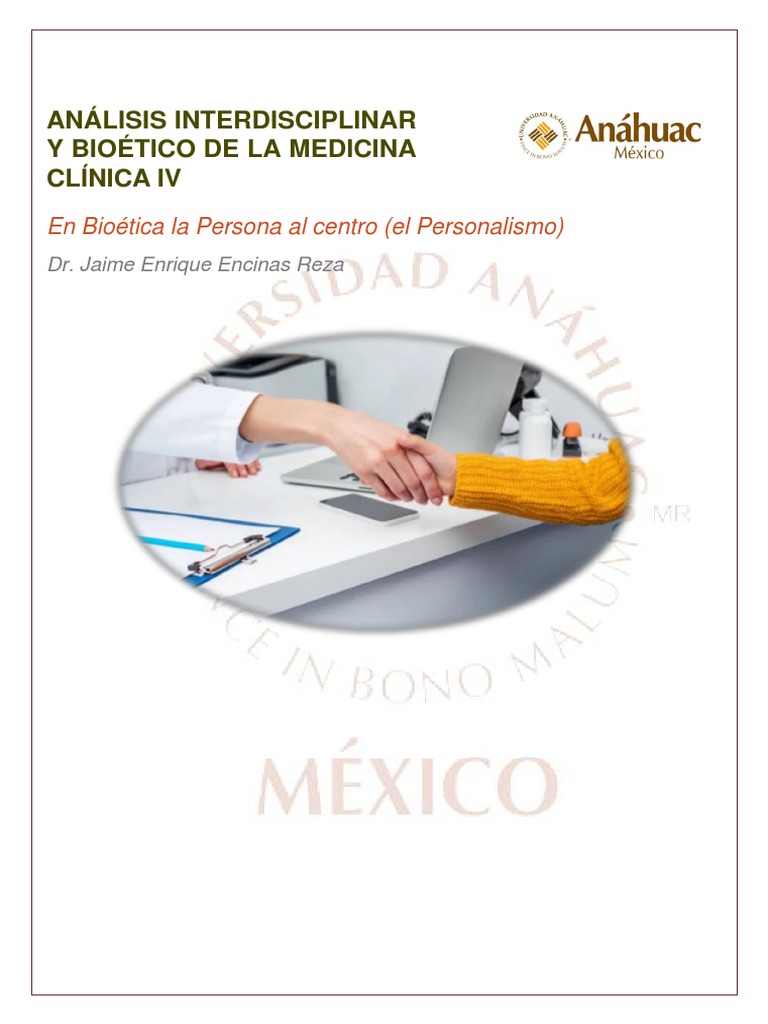 AIYBMC IV Módulo 1. en Bioética La Persona Al Centro El Personalismo | Descargar gratis PDF ...