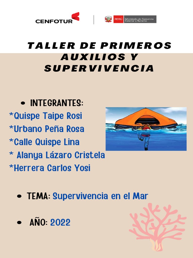Expo Supervivencia en El Mar | PDF | Pescado