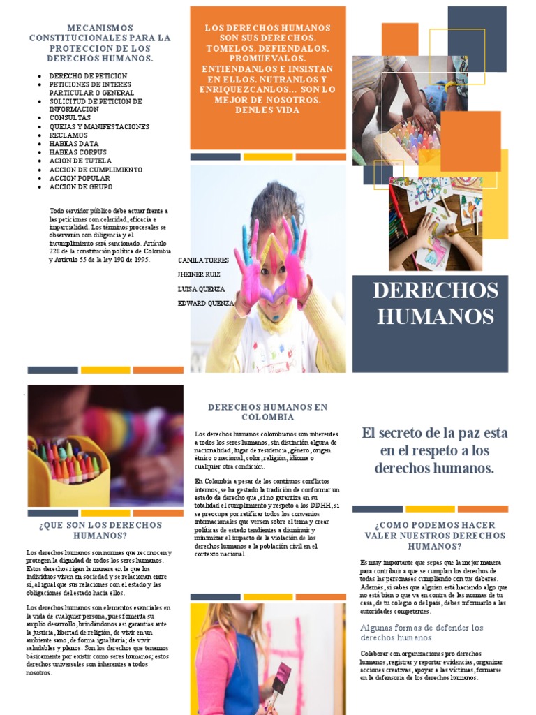 Folleto Derechos Humanos | PDF | Derechos humanos | Derechos