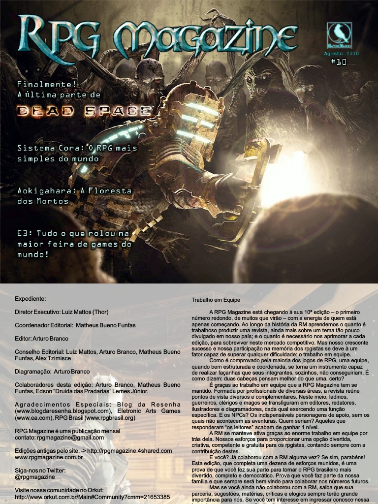 RPG Magazine 10 | PDF | Videogames | Jogos de RPG