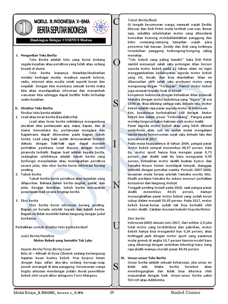 Modul Belajar Bahasa Inggris | PDF