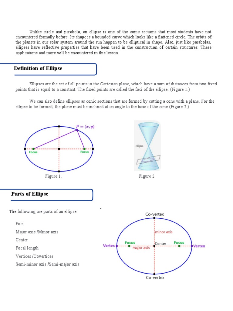 Understanding Ellipses | PDF | Ellipse | Euclidean Geometry