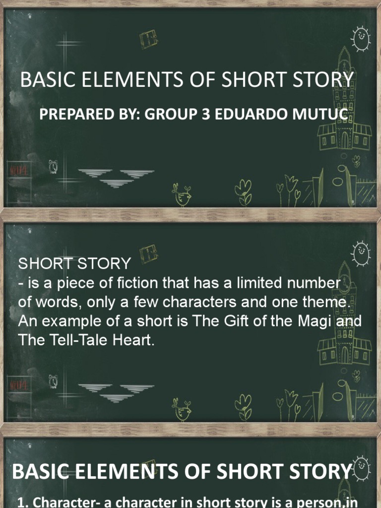 Basic Elements of Short Story | PDF | Narration | Plot (Narrative)