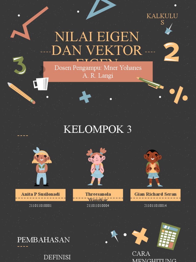 Kelompok 3-Nilai Eigen Dan Vektor Eigen | PDF