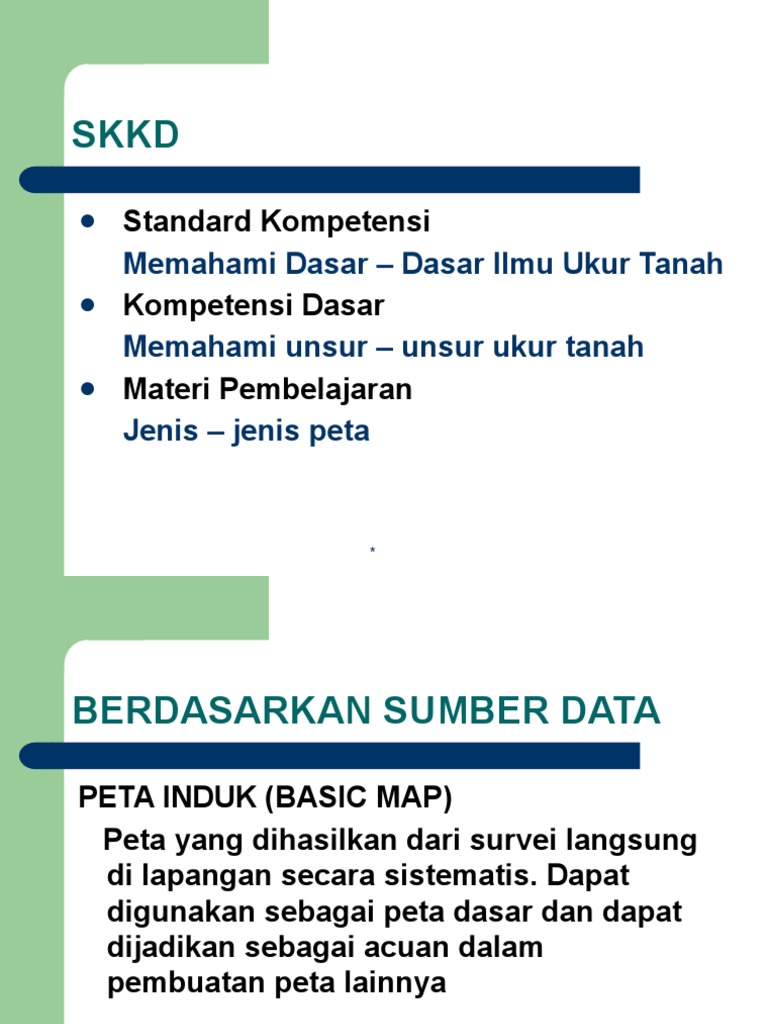 Jenis - Jenis Peta | PDF