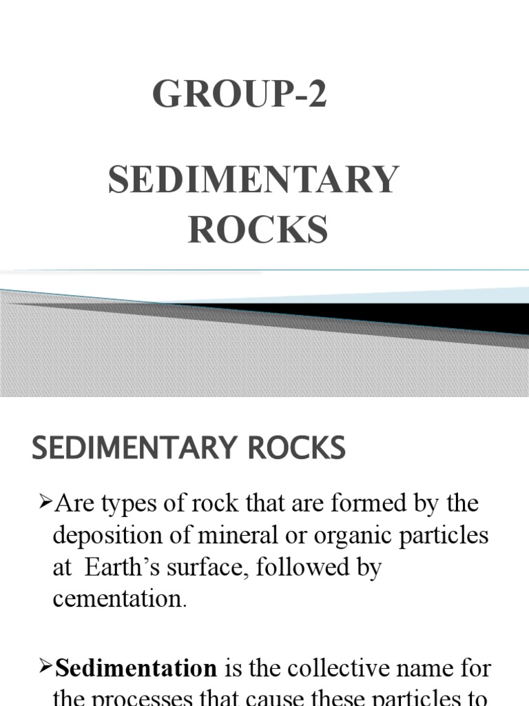 Sedimentary Rocks | PDF