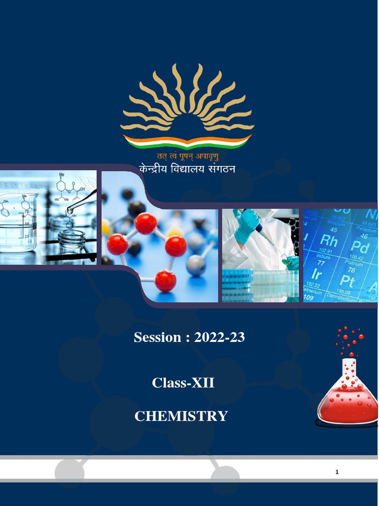 XII Chemistry Study Materials Class XII 28.10.2022 | PDF | Chemical Reactions | Dna