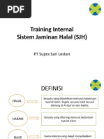 Kriteria Sistem Jaminan Produk Halal (SJPH) | PDF