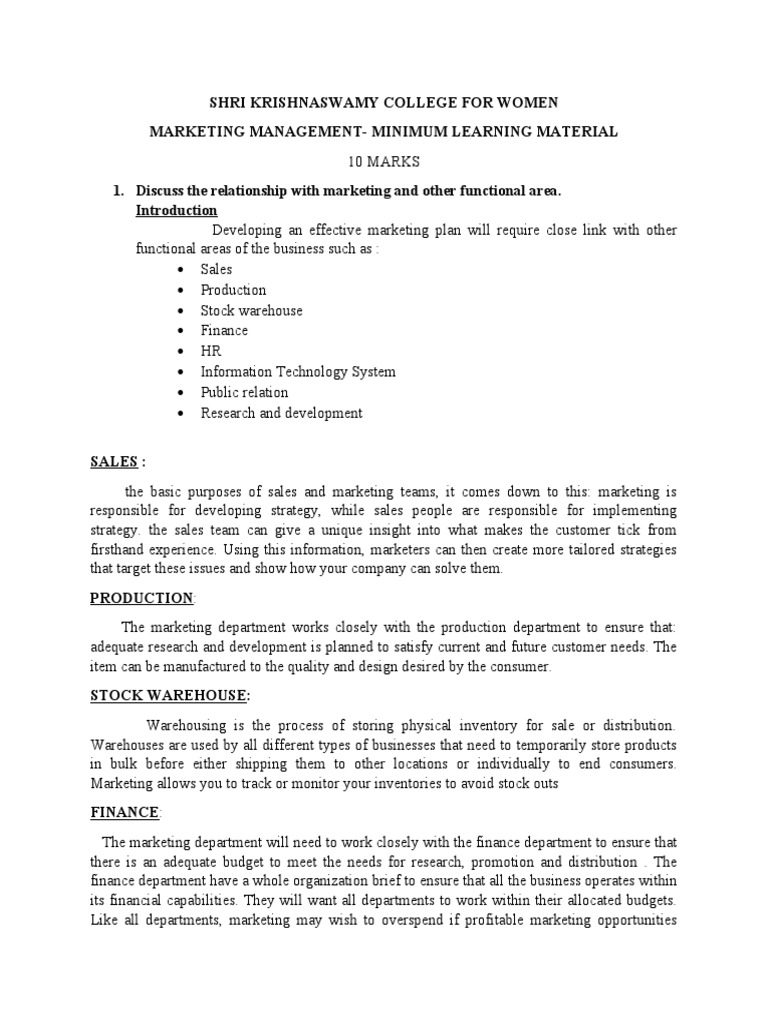 Marketing Management Mlm Pdf Marketing Market Segmentation