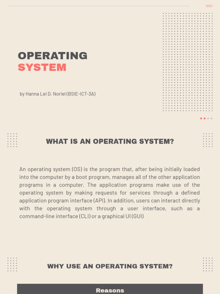 Operating System | PDF Operating System | PDF