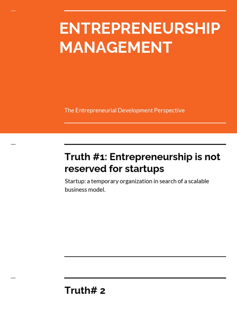 Understanding Entrepreneurship Concepts | PDF | Entrepreneurship | Business