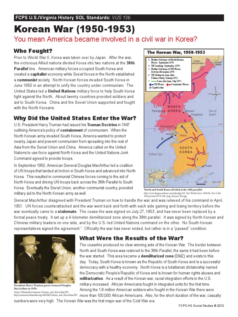 Korean War History | PDF