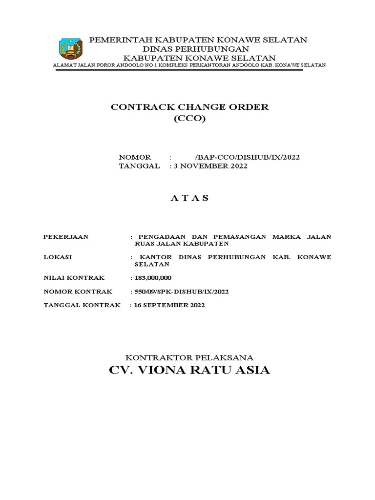 Surat Cco Marka | PDF