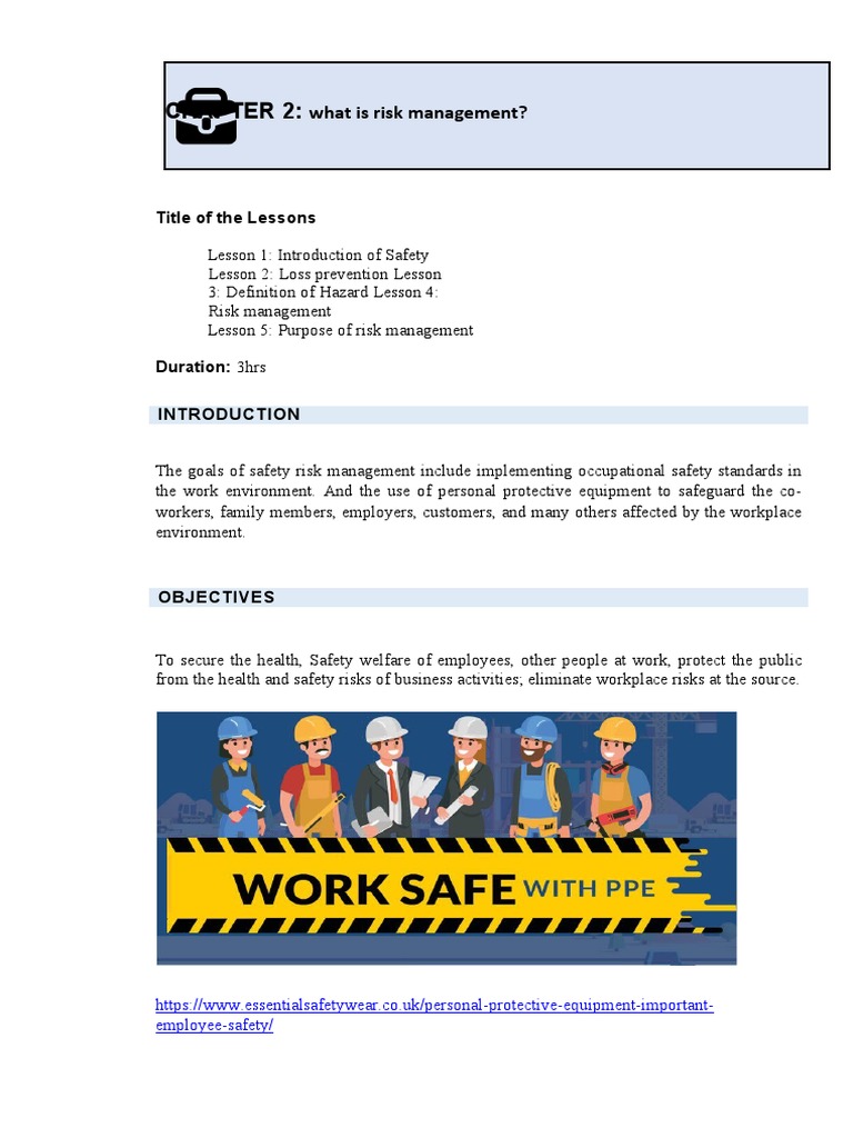 Implementing Workplace Safety Through Risk Management: A Guide on ...