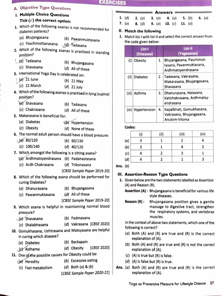 Yoga As Preventive Measures For Lifestyle Disease | PDF | Asana ...