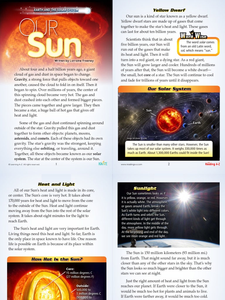 Hilo g5-6 Our Sun | PDF | Sun | Solar System
