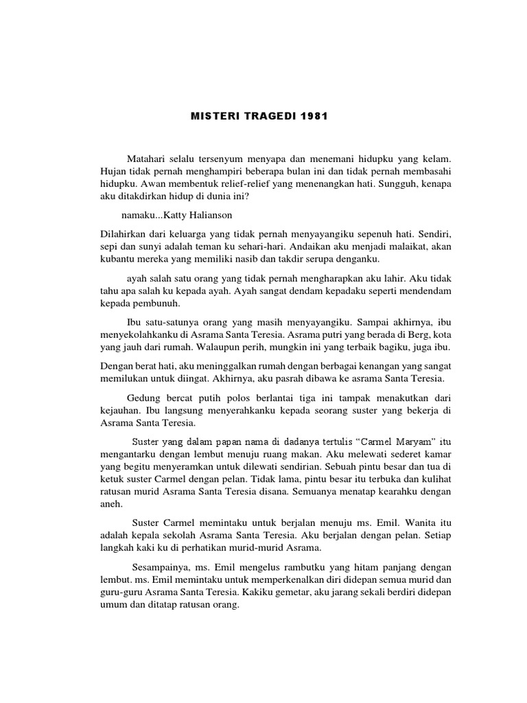 Misteri Tragedi 1981 | PDF