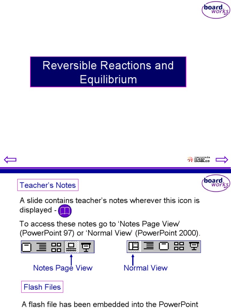 KS4 Reversible Reactions | PDF | Chemical Equilibrium | Chemical Reactions