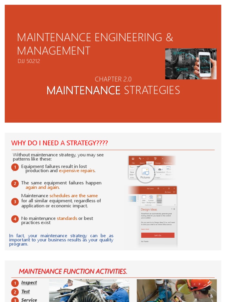 Maintain Optimal Equipment Uptime With Proper Maintenance Strategies | PDF | Systems Engineering ...