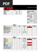 4 Week Smolov Jr. For Bench Press Cycle + Squat&Deadlift | PDF ...