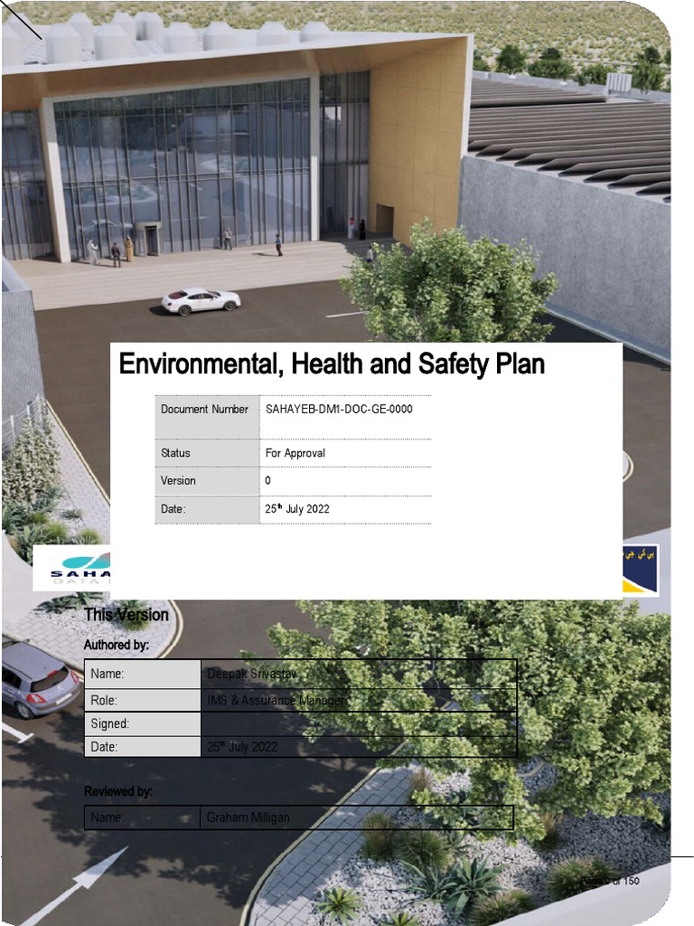 KSA EHS Plan V.0 - 1 | PDF | Risk | Hazards