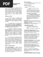 A Study On The Impact of Mandatory ROTC | PDF | Service Learning | Learning