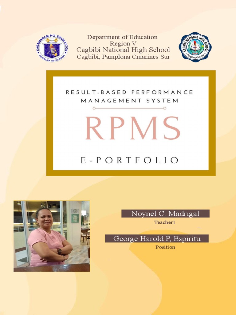 RPMS Nornynel | PDF | Teaching Method | Teachers