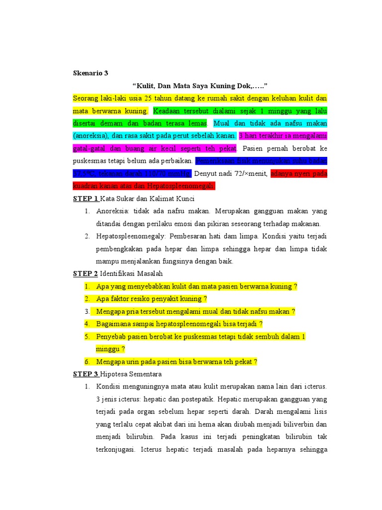 Skenario 3 Tutorial 1 Kel 15 Blok MDP | PDF