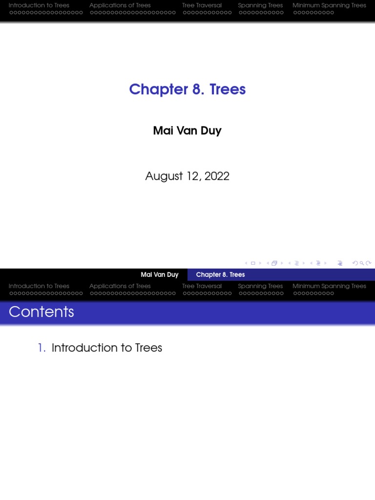 Chapter 8. Tree | PDF | Code | Mathematical Relations