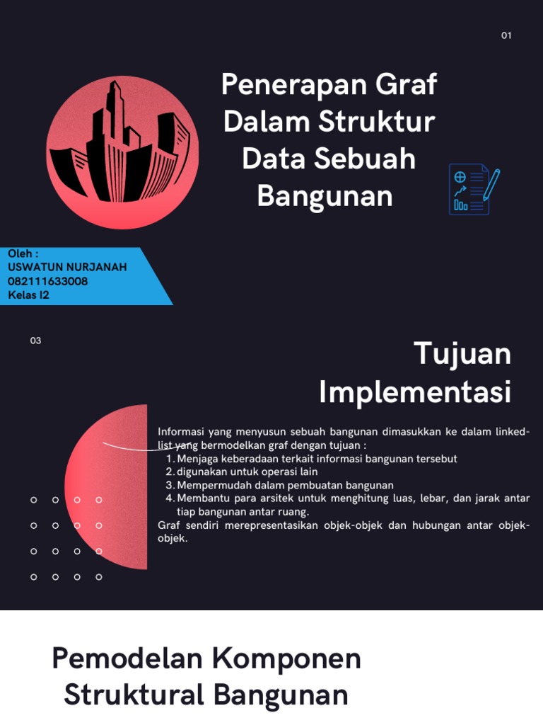 Penerapan Struktur Data Graf pada Bangunan | PDF