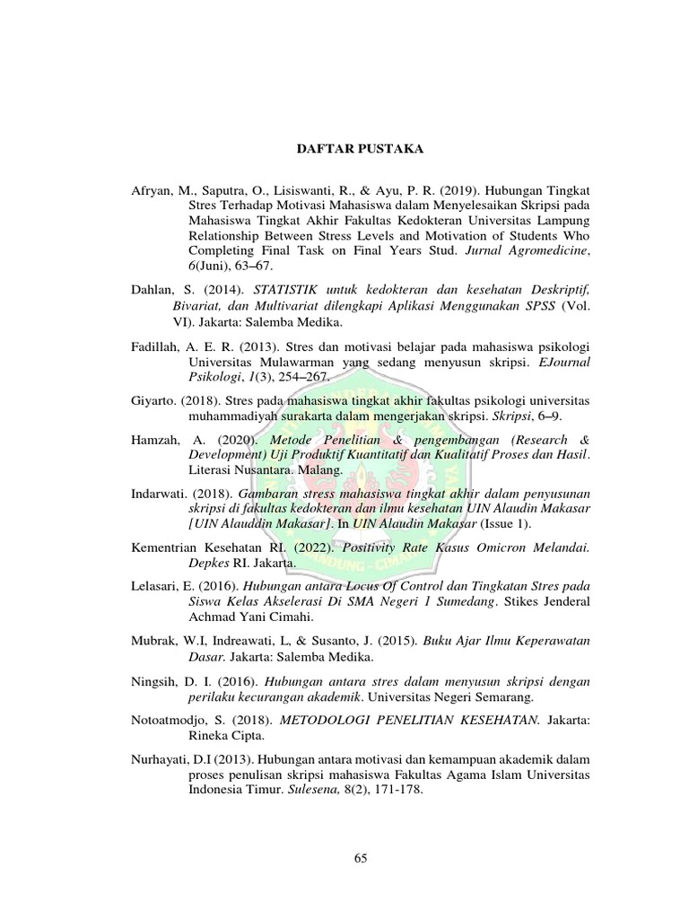 Daftar Pustaka | PDF