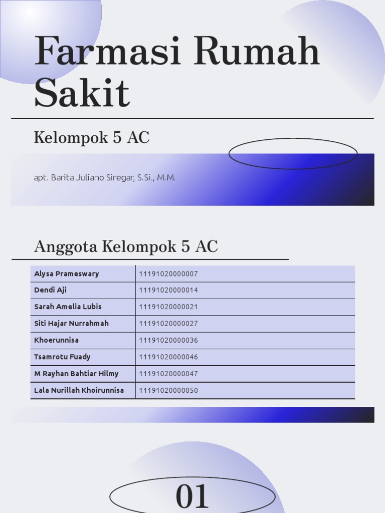 5AC - Tugas 1 Farmasi RS | PDF