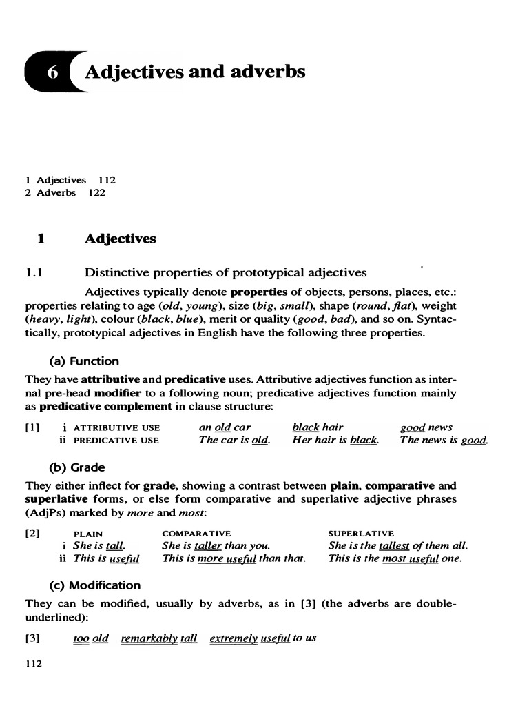 The essential differences between adjectives and adverbs | PDF | Adjective | Adverb