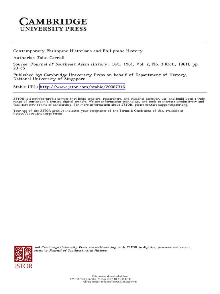 Philippine History | PDF | Philippines | Manila