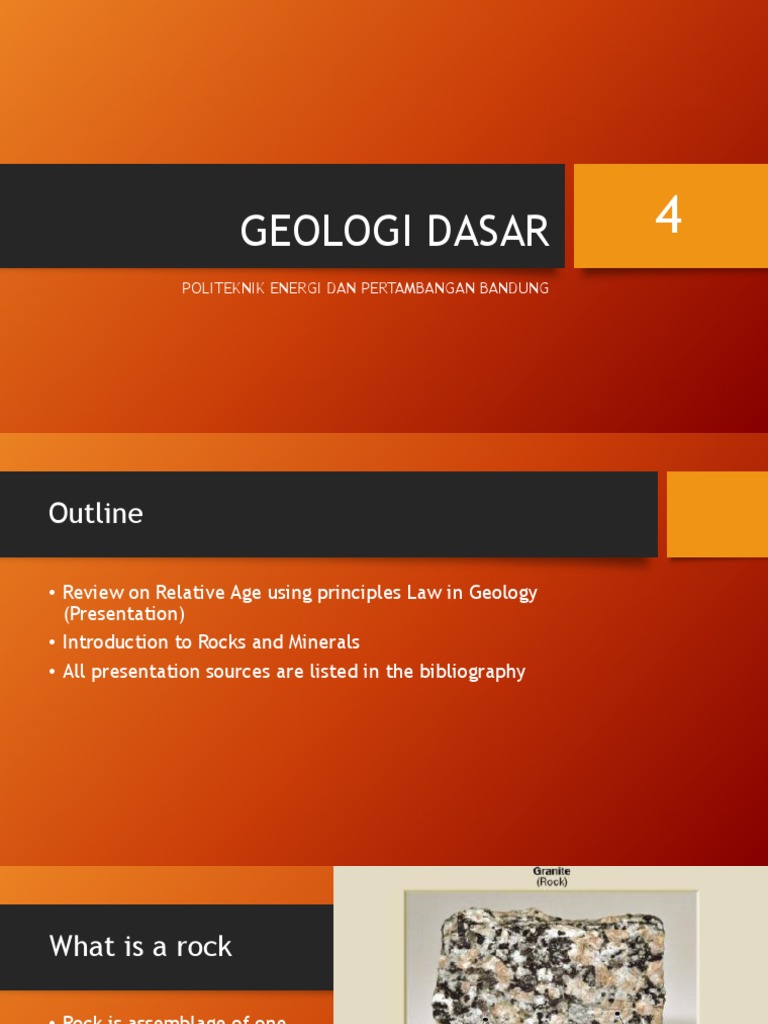 Geologi Dasar 4 | PDF