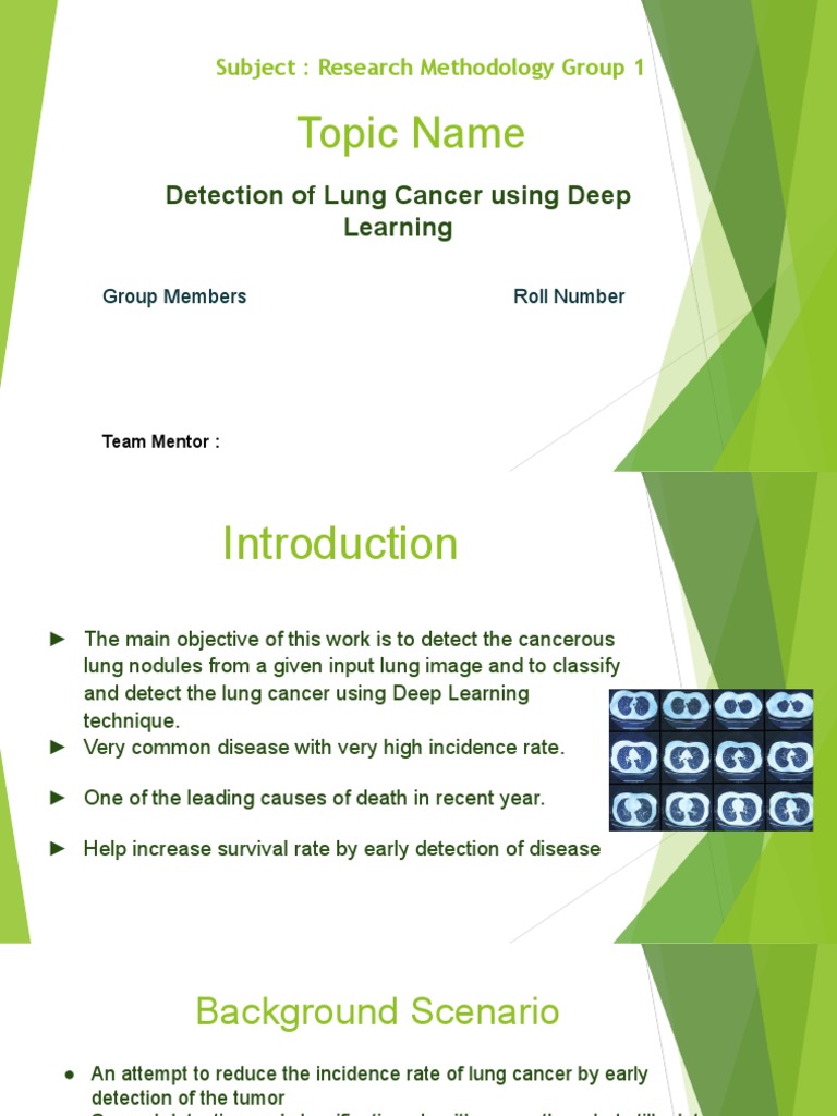 Research Methodology Lung Cancer Prediction Pdf Deep Learning Image Segmentation