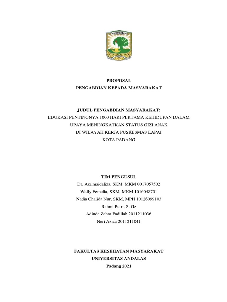 PROPOSAL PENGABMAS DIPA 2021 - 29 April 2021 - REVISI | PDF