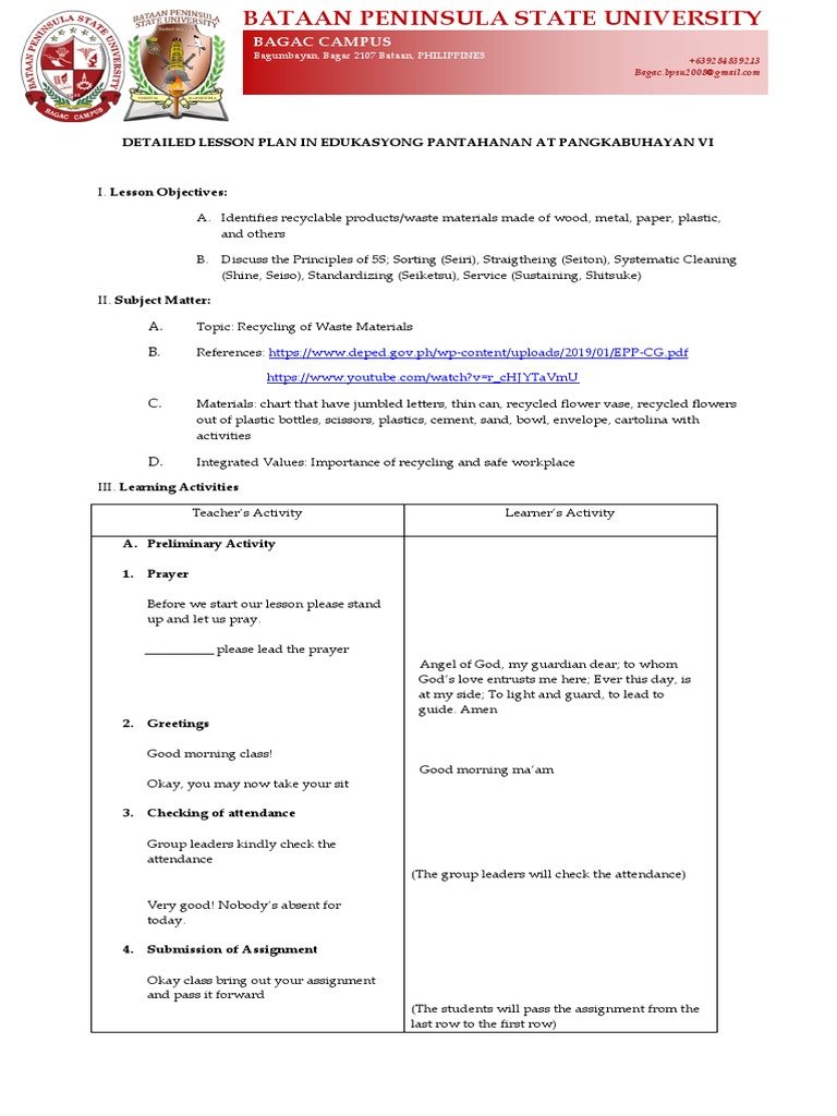 DLP Epp | Download Free PDF | Recycling | Waste