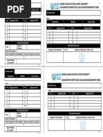 IGNOU Acknowledgement Slip 2 | PDF