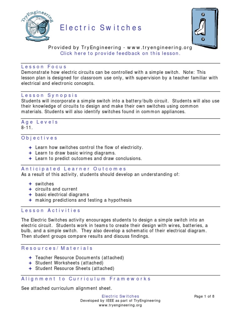 Elecswitch | PDF | Switch | Electricity