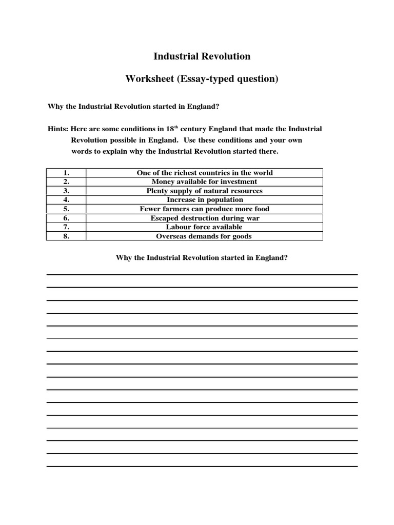 Industrial Revolution | PDF