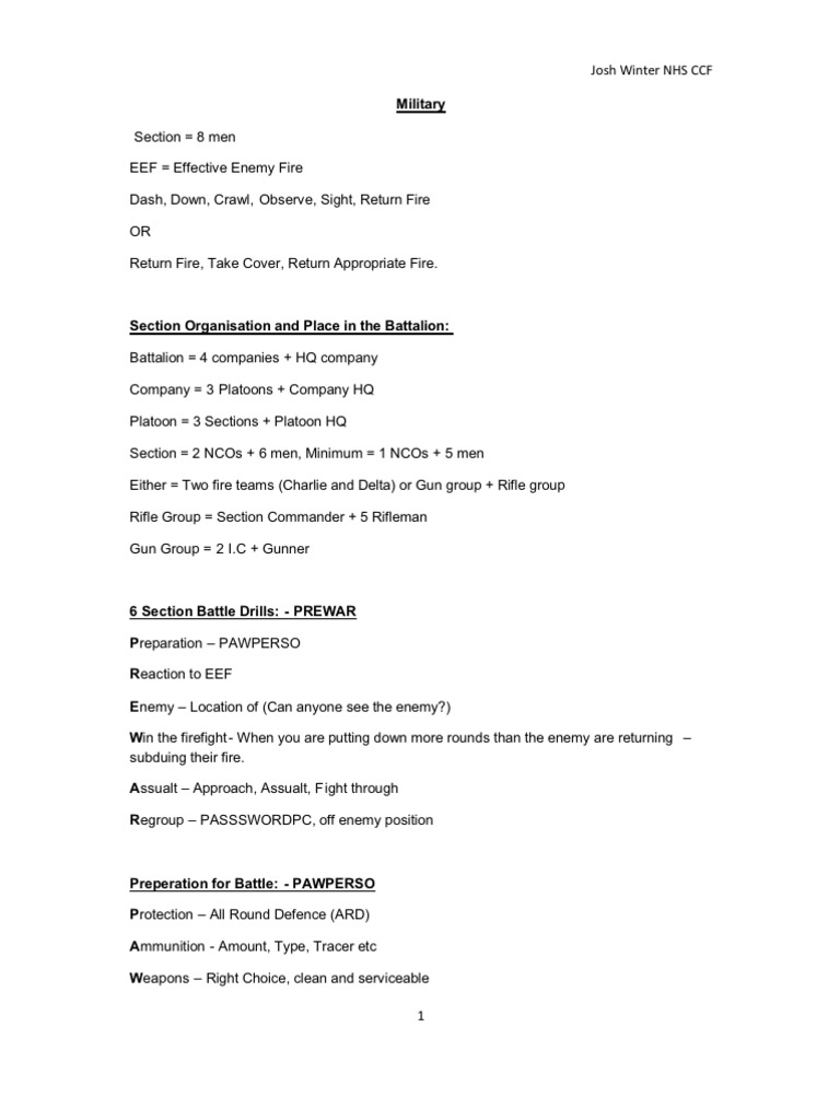 Army Syllabus Pdf Reconnaissance Platoon