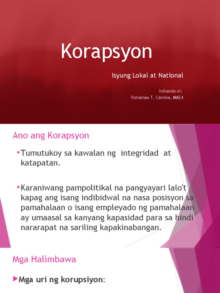 M3 Korapsyon | PDF