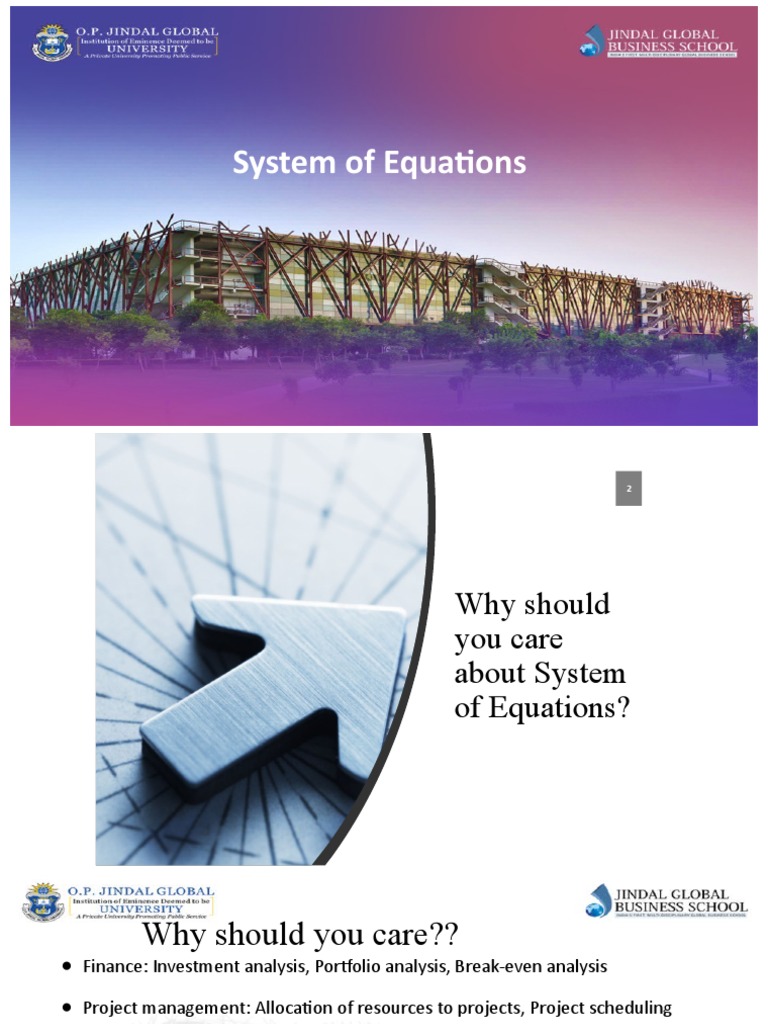 System of Equations | PDF | Quadratic Equation | Factorization