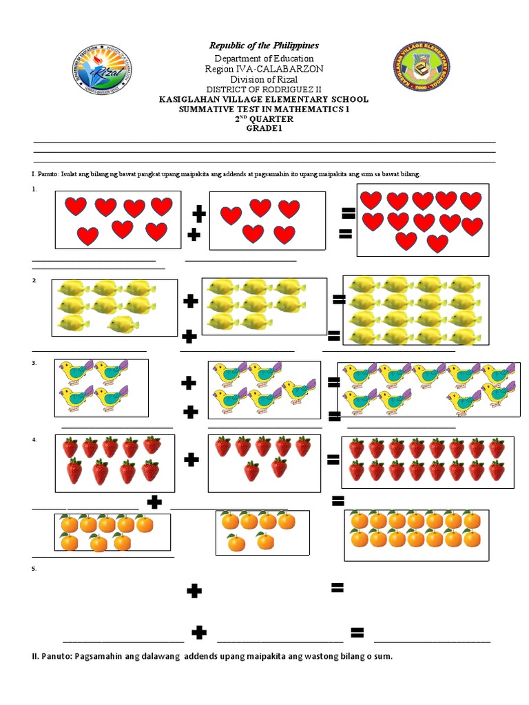 1ST Summative Test Q2 | PDF