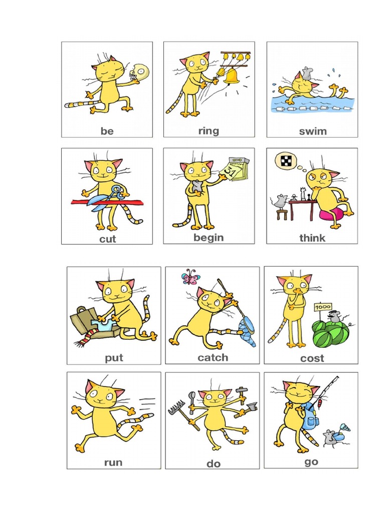 Past Simple Flashcards | PDF